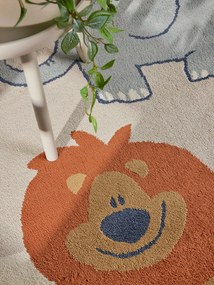 Hanse Home, Dětský koberec Adventures 106409 Cream Multicolor kruh, 160x160 (průměr) kruh, vícebarevná, dětský pokoj