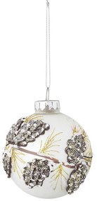 Vánoční skleněné koule  Bloomingville Skanny Ornament | barevná