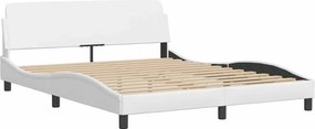 Rám postele Viana bez matrace bílý 160x200 cm umělá kůže 3208104