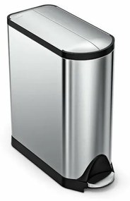 Simplehuman Pedálový odpadkový koš 45 l, nerez