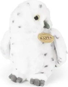RAPPA Plyšová sova sněžná 19 cm / ECO-FRIENDLY / od 0 měsíců