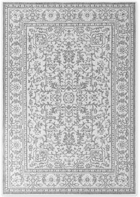 NORTHRUGS, Kusový koberec Duet Kona 106249 White/Gray - na ven i na doma, 120x170, šedá, chodba / předsíň