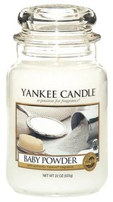 Vonná svíčka Yankee Candle Baby Powder, doba hoření 110 h