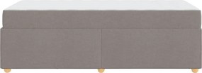 Rám postele Taupe 90 x 190 cm textil 3399325