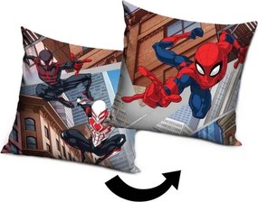 Carbotex Povlak na polštářek Spider-Man Pavoučí město 40x40 cm