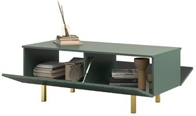 Konferenční stolek Scalia II 2K 120 cm - labrador mat / zlaté nožky