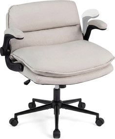 Costway Ergonomická kancelářská židle, výškově nastavitelná psací židle, otočná