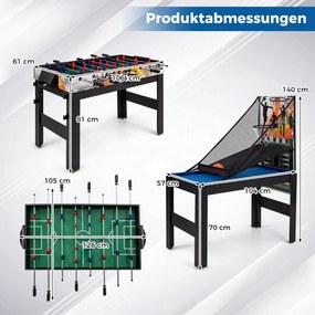 Costway 14 v 1 Herní stolní set stolní hra multifunkční se stolním