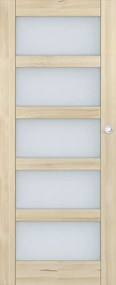 posuvné interiérové dveře do pouzdra BRAGA model 6 Průchozí rozměr: 70 x 197 cm, Orientace dveří: Levé dveře, Dekor: Dub sonoma