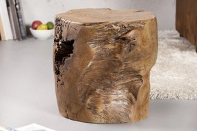 Konferenční stolek TEAK LOG, 40 cm, teak