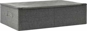 Úložný box textil 70 x 40 x 18 cm antracitový 332903
