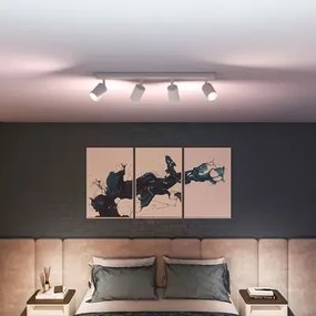 Philips Wyatt 4x5W bílá / LED bodové svítidlo / GU10 / IP20
