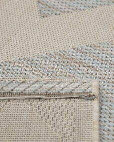 Koberec  Modern Chevron beige/ice blue 160x230 cm