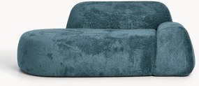 Šezlong z plyšového bouclé Wolke, 2místný