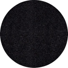 Hans Home | Kusový koberec Dream Shaggy 4000 Antrazit kruh - 120x120 (průměr) kruh