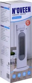 N'oveen PTC3000 bílá / Keramický ohřívač / 2000 W / LED displej / dálk