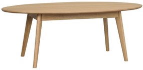 Přírodní dubový konferenční stolek Rowico Muya, 130 cm