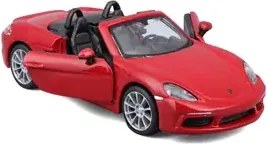 Bburago Porsche 718 Boxster tmavě červená 1:32 / od 3 let