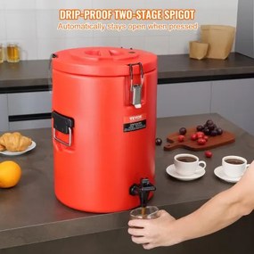 Nerezový izolovaný dávkovač nápojů, 17 l 17,2 litru