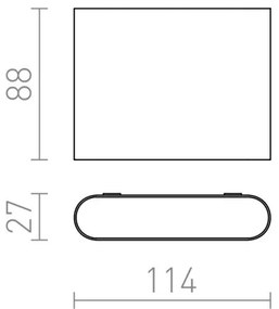 RED-Design Rendl-R12012- LED Venkovní nástěnné svítidlo CHOIX 2xLED/3W/230V IP54