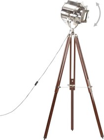 Stojací lampa na stativu masivní mangovníkové dřevo 180 cm 286106