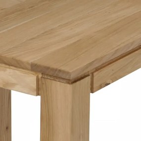 Jídelní stůl 80x80 x75 masiv dub, povrchová úprava olejem DS-F080 DUB