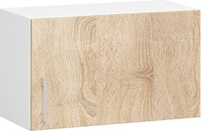 Závěsná kuchyňská skříňka Lima W60OK bílá/dub sonoma