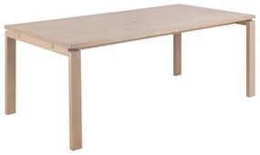 Rozkládací jídelní stůl s deskou v dubovém dekoru 100x200 cm Linley - II. jakost – Actona