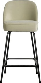 Sametová barová židle v mentolové barvě (výška sedáku 64 cm) Vogue – WOOOD