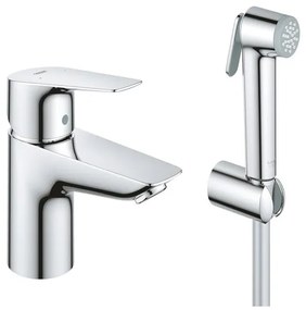 Grohe Start Edge Páková umyvadlová baterie s bidetovou sprškou chrom 23773001