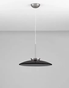LED stmívatelný nikl designový lustr Esti