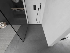 Mexen Kioto sprchová stěna Walk-in 60 x 200 cm, černý rám 8 mm, černá - 800-060-101-70-70