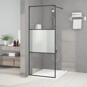 Sprchová zástěna walk-in 80 x 195 cm napůl mléčné ESG sklo 152105
