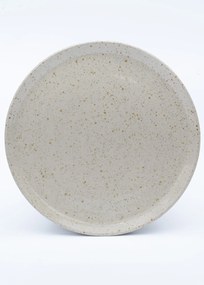 Keramika Koller Tečkovaný talíř světlý 22cm