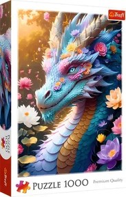 TREFL Puzzle Barevný drak / 1000 dílků / 48 x 68,3 cm