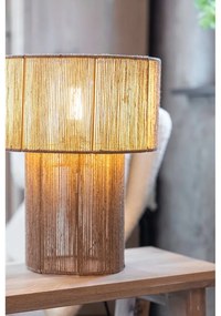 Stolní lampa v přírodní barvě se stínidlem z juty (výška 38 cm) Soga – Markslöjd