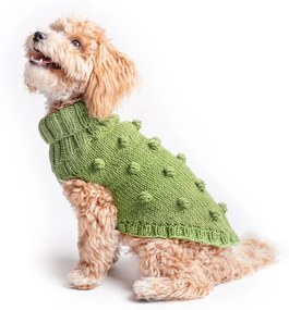 Pet Amour London svetr pro psy a kočky zelený Velikost: 27