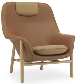 Normann Copenhagen designová křesla Drape Lounge Chair High Wood