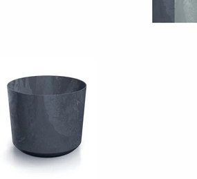 PROSPERPLAST Květináč - TUBO Beton Effect Průměr: 33,8 cm, Barva: beton