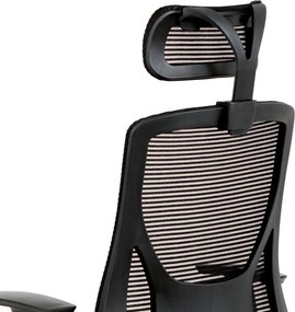 Kancelářská ergonomická židle ALBERT — látka, černá