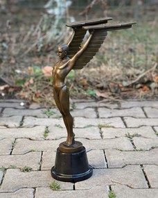Bronzová socha soška - Íkaros art deco