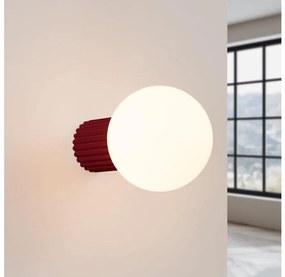 Sollux SL.1747 - Koupelnové nástěnné svítidlo HALO 1xG9/8W/230V IP44 červená SL.1747
