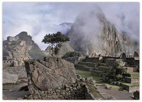 Skleněný obraz - Machu Picchu (70x50 cm)