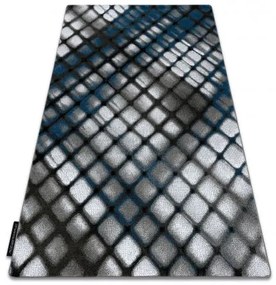 koberec INTERO REFLEX 3D mřížka, modrý velikost 160x220 cm | krásné koberce cz