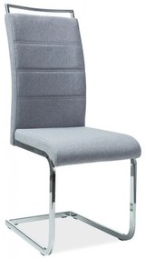 Casarredo Jídelní čalouněná židle H-441 šedá látka