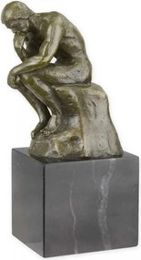 Bronzová socha soška - Myslitel