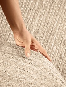 Hanse Home, Kusový koberec Jute Braided 106007 Ivory ovál, 160x230 ovál, béžová, chodba / předsíň