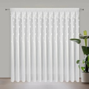 ZÁCLONA NA PÁSCE DIANA3 350X270 CM BÍLÁ