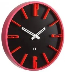 Designové nástěnné hodiny Future Time FT6010BK Numbers 30cm