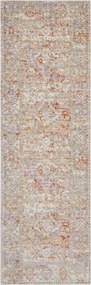 Hanse Home, Běhoun Cairo 105587 Port Said Cream Red – na ven i na doma, 80x200, oranžová, chodba / předsíň